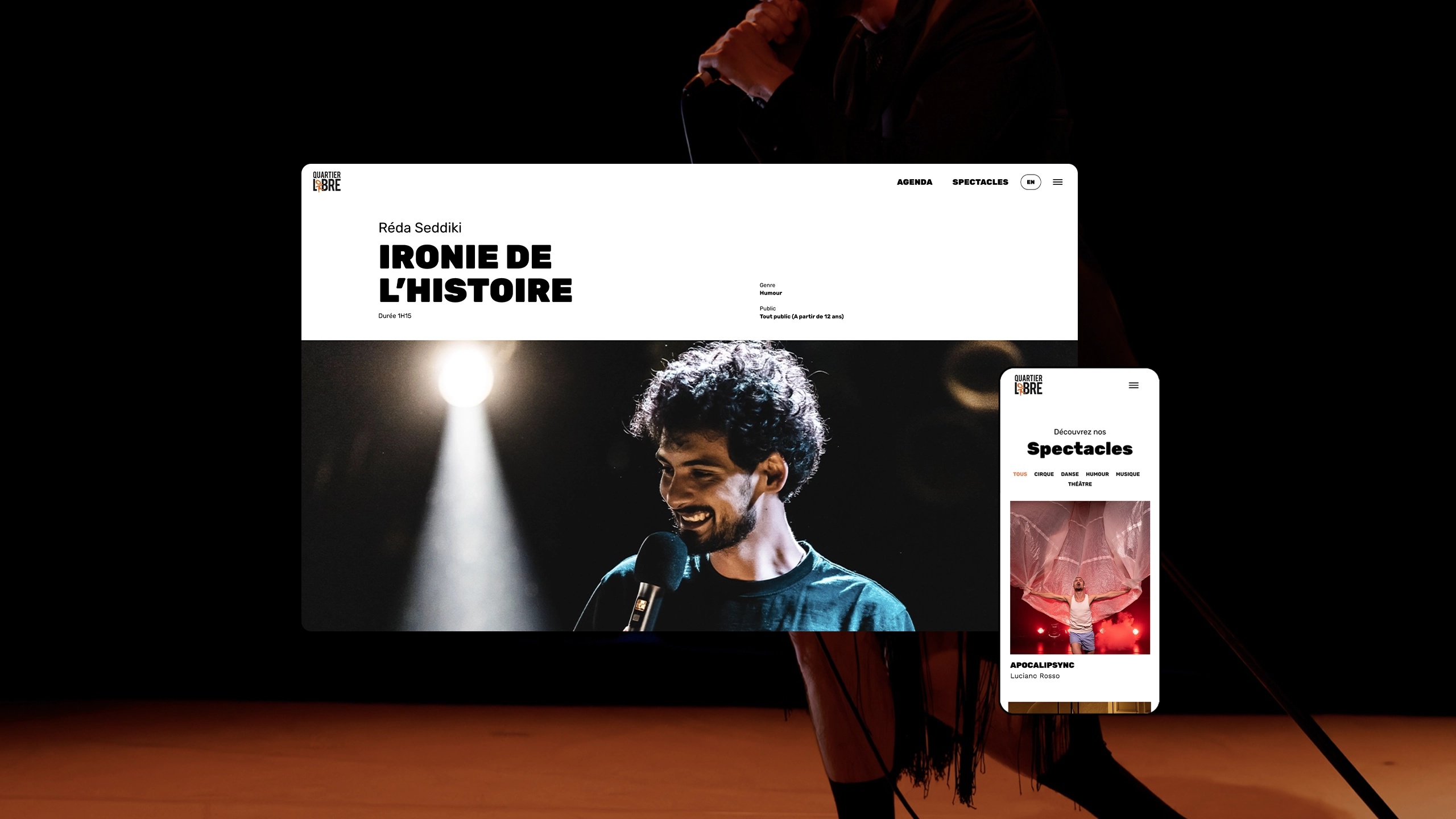 Quartier Libre — Website par TDF